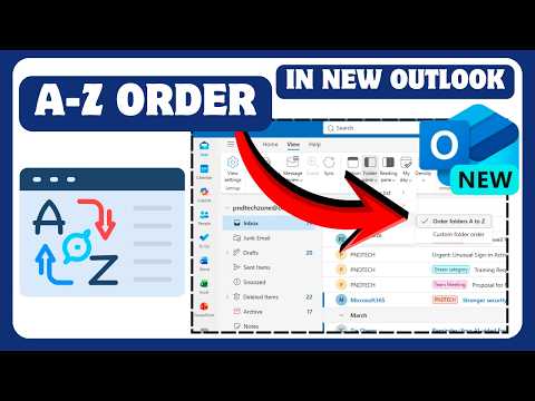 How To Sort Folders A To Z In New Outlook