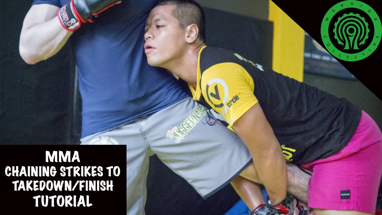 MMA Chaining Strikes to Takedown and Finish Tutorial - YouTube