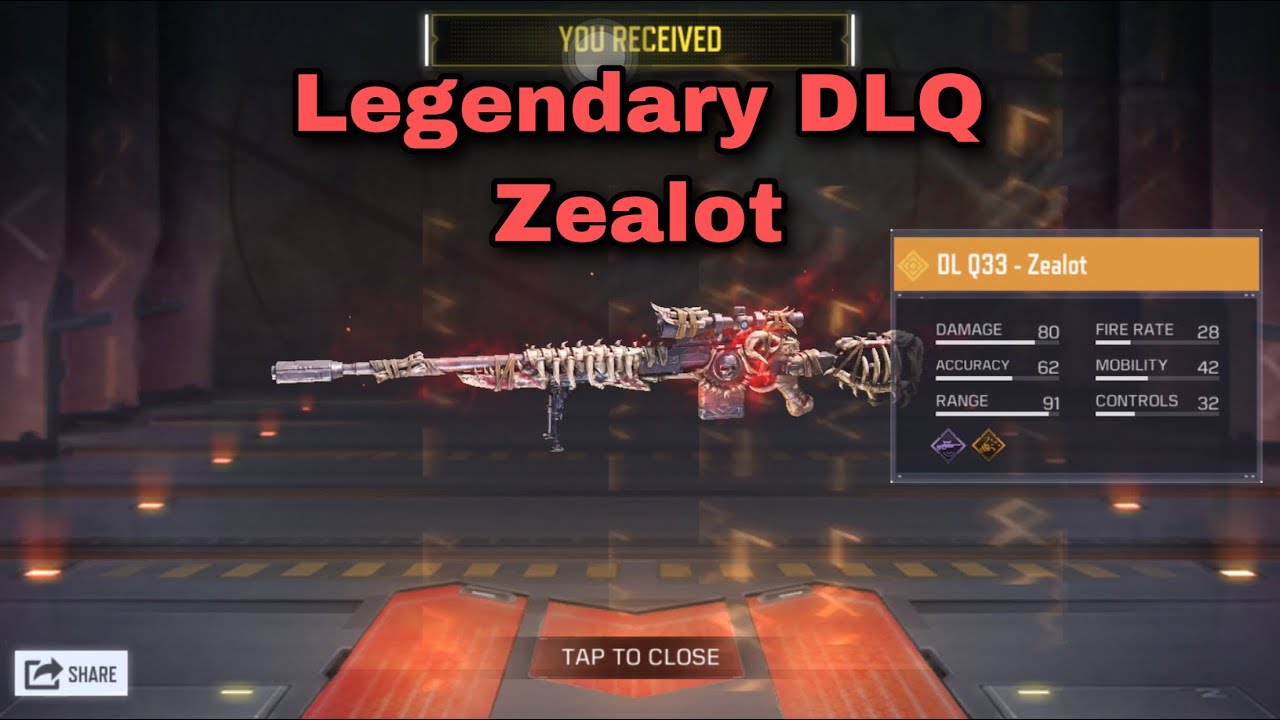 New Lucky Draw |$ Legendary DLQ Zealot $| Gameplay - YouTube