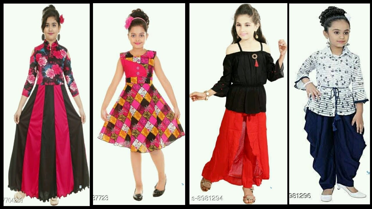 Latest girls dresses | best girls dress colors and design 2020 - YouTube