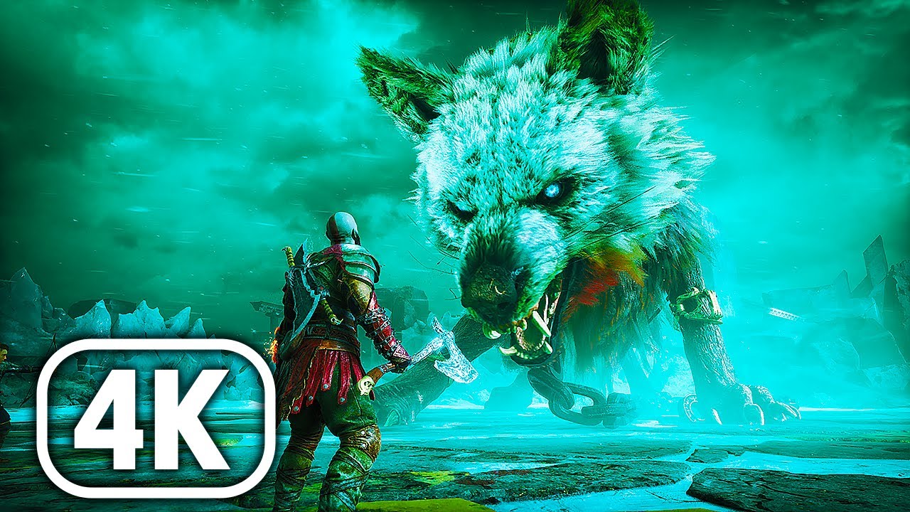 God of War Ragnarok (PS5) | Garm, Hound of Helheim Boss Fight (4K Ultra ...