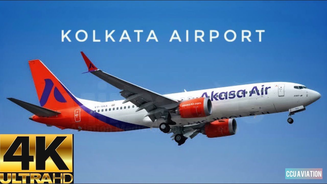 Akasa air Boeing 373-8 max CCU To BLR - YouTube