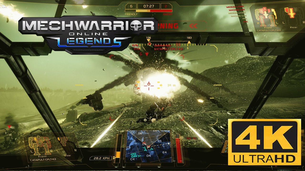 Mechwarrior Online LEGENDS | 4K Gameplay #2 - YouTube