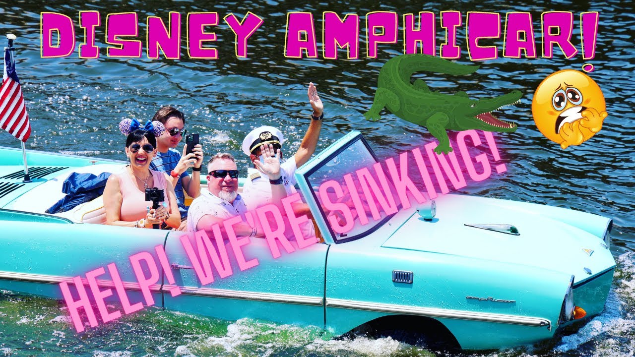 Our Disney Amphicar IS SINKING!!! - YouTube