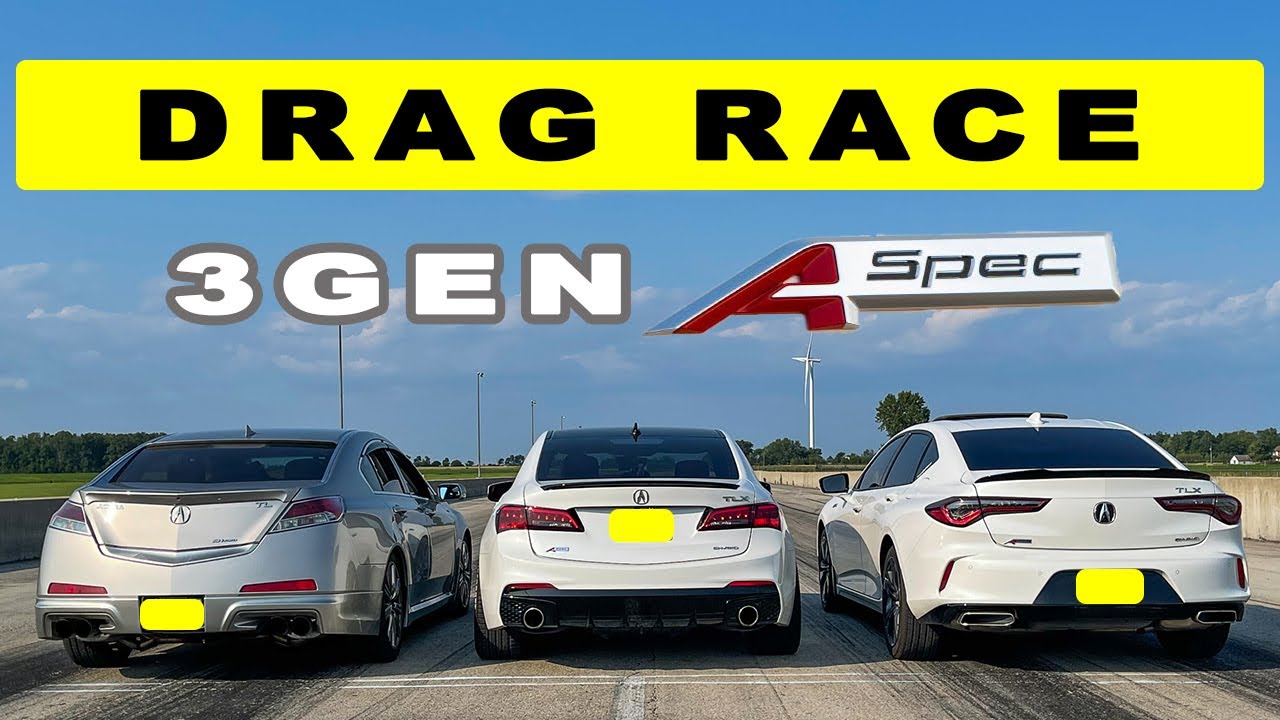 2021 Acura TLX A Spec vs 2020 TLX A Spec vs 2010 TL A Spec, 3 ...