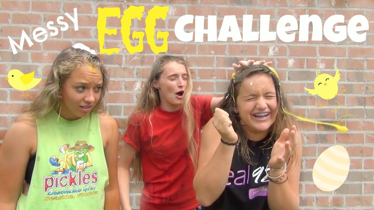 MESSY EGG CHALLENGE! - YouTube