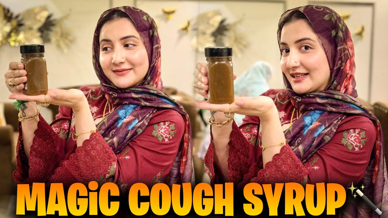 Homemade Cough Syrup by Faiza Dar👩‍🍳Delicious Homemade Food 🥘 - YouTube
