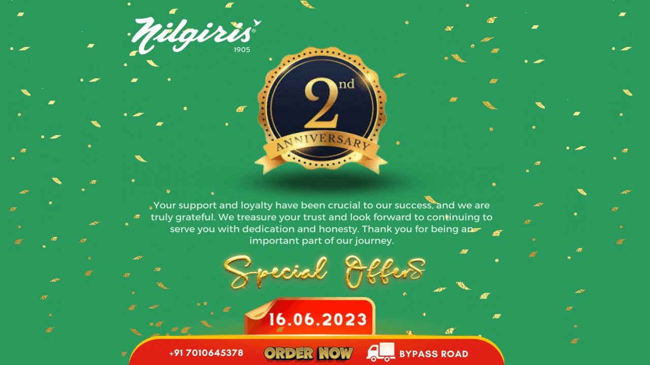 Nilgiris 1 yr Anniversary Promo video | super market | Jofinity soft ...
