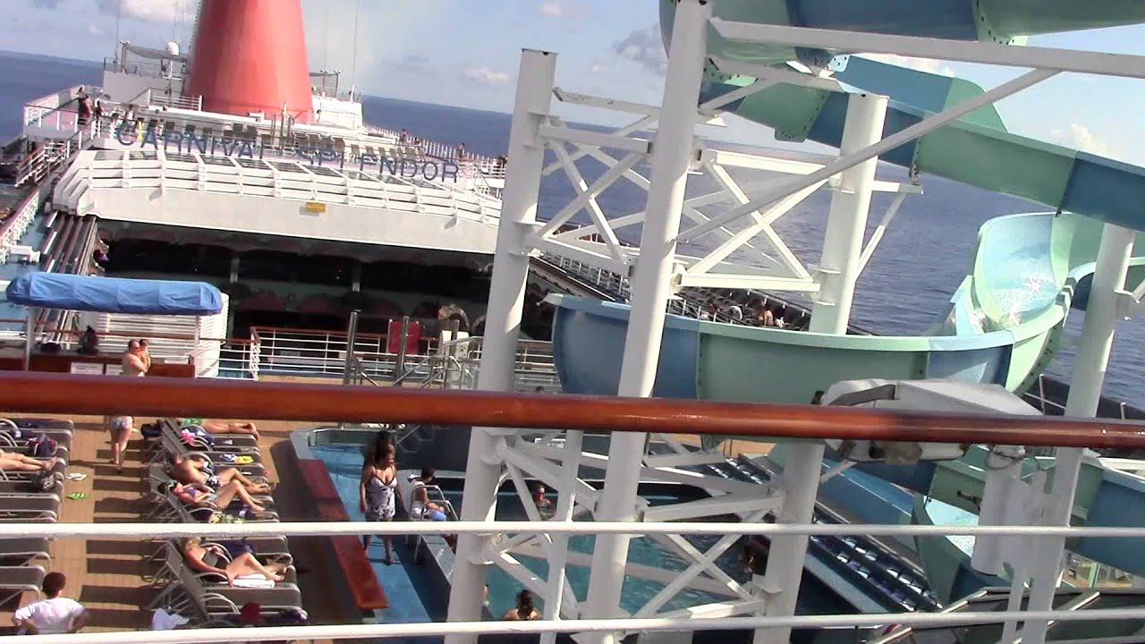 Carnival Splendor - 8/13/13 - 2nd Sea Day - Serenity, Mini golf ...
