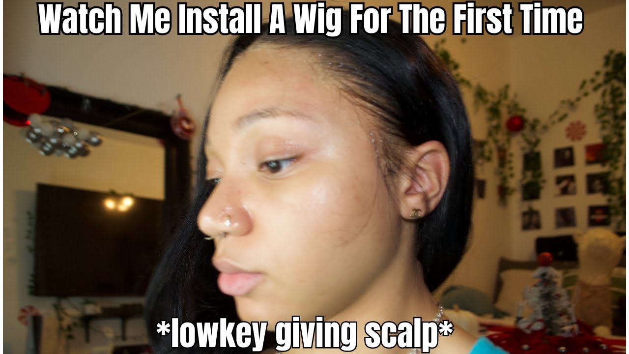watch me install a wig for the first time while I talk about life - YouTube