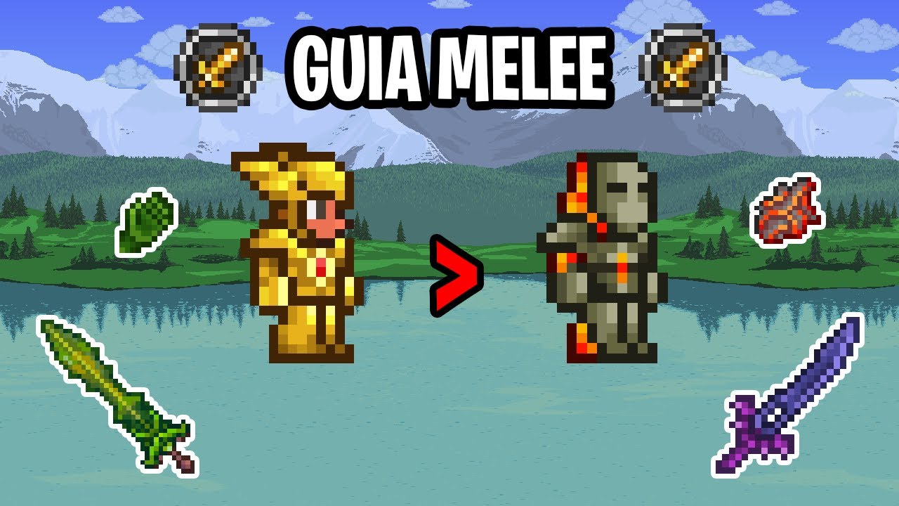Terraria Guia PROGRESSÃO de MELEE | PRÉ-HARD MODE | 2024 - YouTube