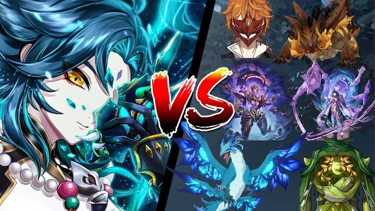 Xiao Vs all the Weekly Bosses in Genshin Impact - YouTube