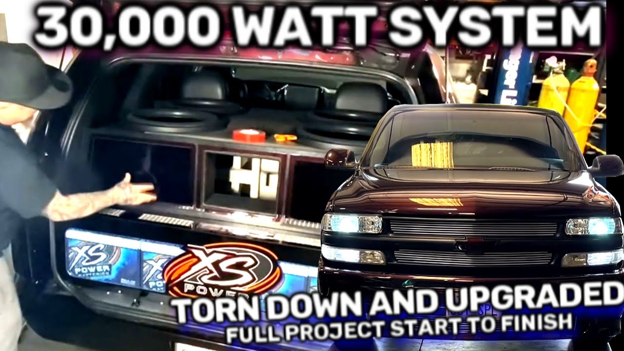 30,000 Watt Chevy Tahoe Sound System Torn Down & Upgraded after YEARS ...