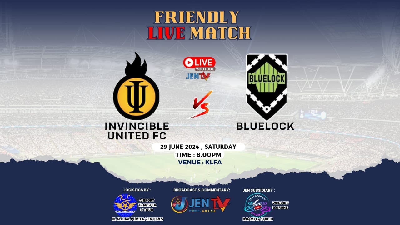 [Live Football] INVINCIBLE UNITED vs BLUELOCK - YouTube