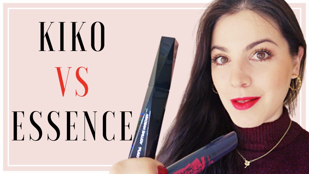 Qual o MELHOR RIMEL - Kiko Extra Sculpt Volume Mascara vs Essence ...
