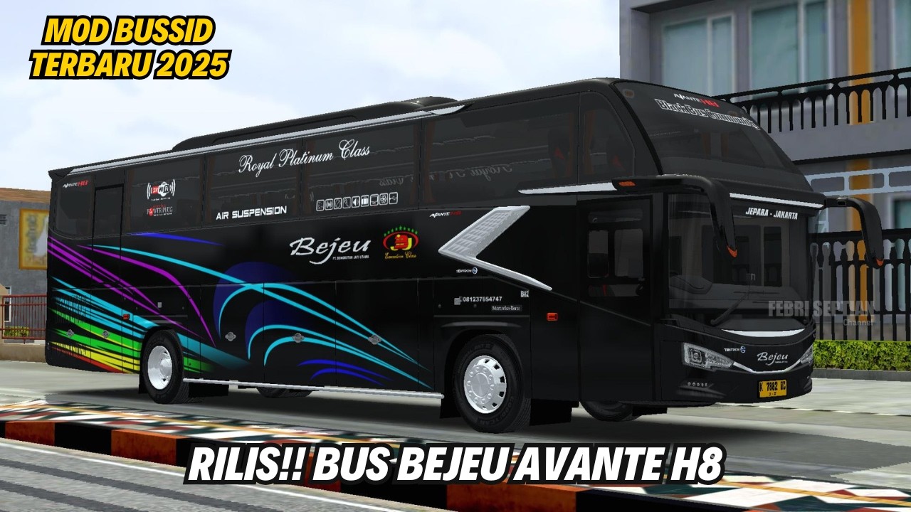 RILIS!! BUS BEJEU AVANTE H8 HINO RM280 || MOD BUSSID TERBARU 2025 - YouTube