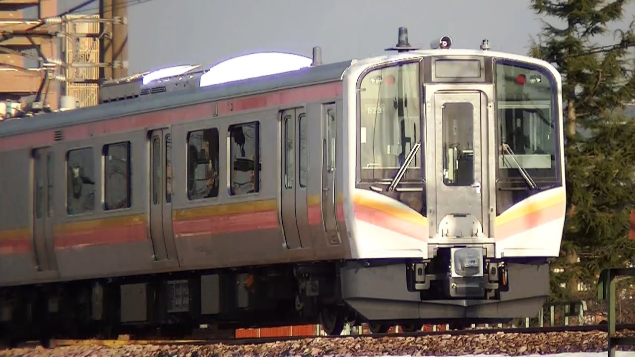 E129系B23編成 信越本線444M 新潟→長岡 - YouTube