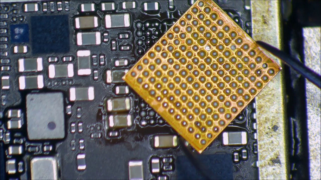 iphone 7 sound ic chip missing pad jumper fix - YouTube
