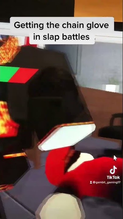 Getting the chain glove in slap battles - YouTube