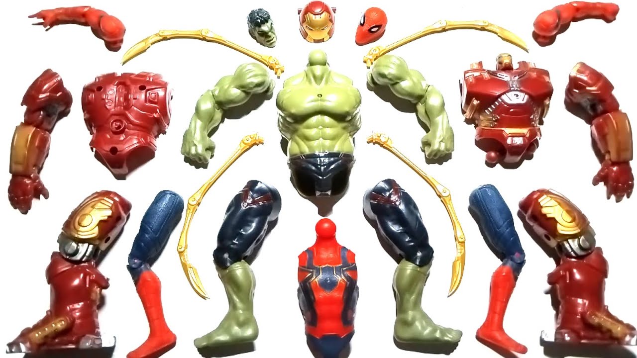 UNBOXING AVENGERS! Hulk Smash Spider-Man Hulk Buster - YouTube
