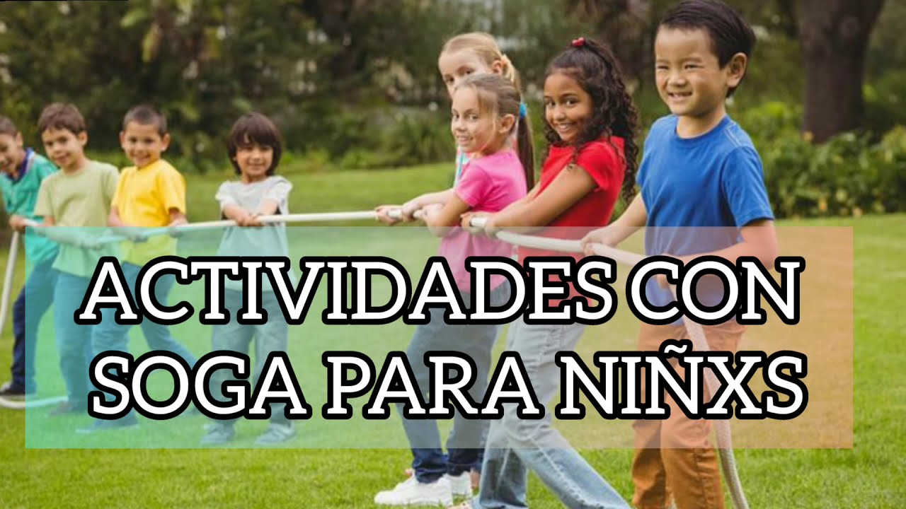 Equilibrios, saltos y coordinación con soga para niños | Actividades ...