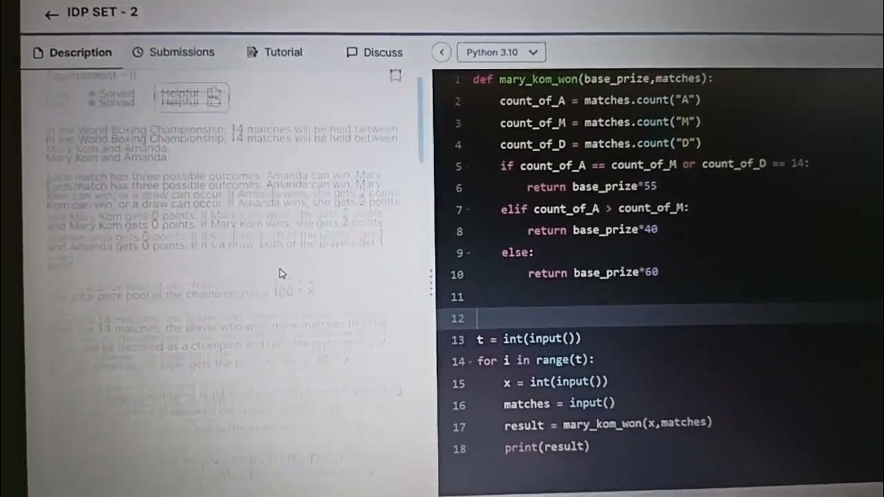 Tournament Ii Idp Set 2 Python Nxtwave Happy Coding 😇 Youtube