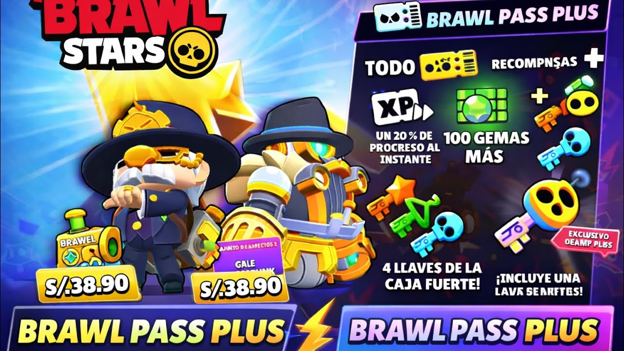 Comprando el pass plus en BRAWL STARS - YouTube