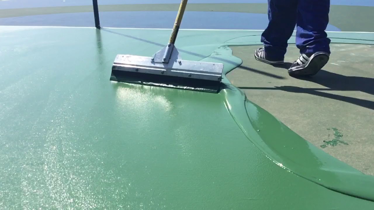 DURAFLEX sport Coating Application - YouTube