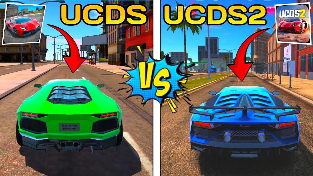 ULTIMATE CAR DRIVING SIMULATOR 🆚 ULTIMATE CAR DRIVING SIMULATOR 2 ...