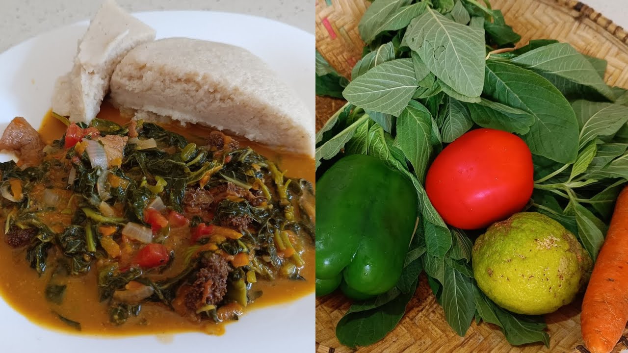 Jinsi ya Kupika Mboga ya Mchicha na Utumbo. - YouTube