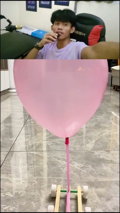Kreatif banget membuat mainan mobil tenaga balon‼️#shorts #tutorial - YouTube