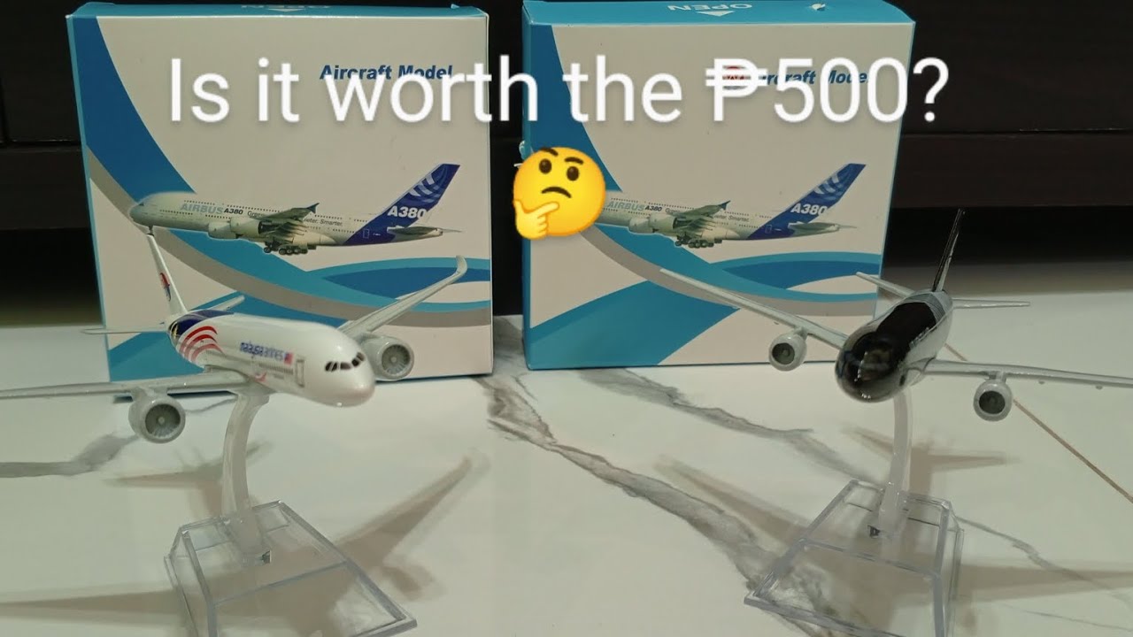 unboxing 1/400 Scale model planes. Is it worth the ₱500? Let's see ...