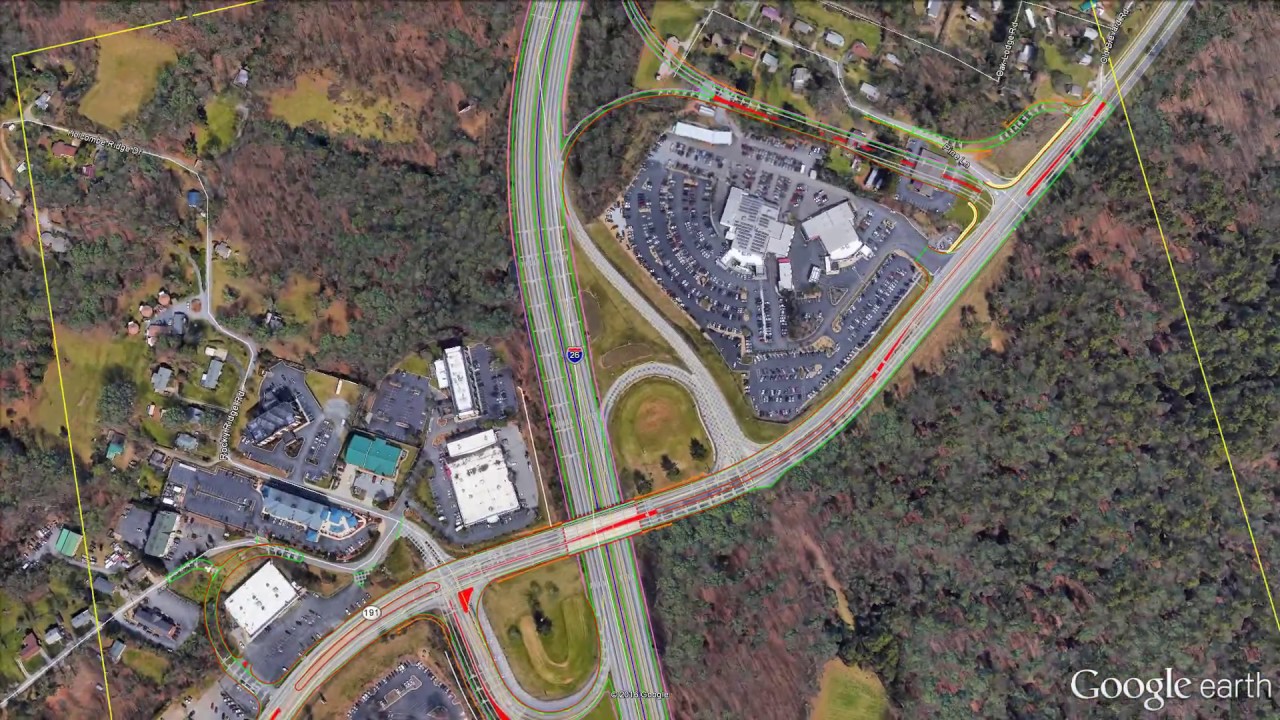 I-26 Widening Flyover - YouTube
