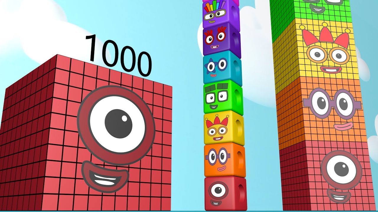 Let's Count 1 to 100 with Numberblocks Standing Tall | Easy & Super Fun ...