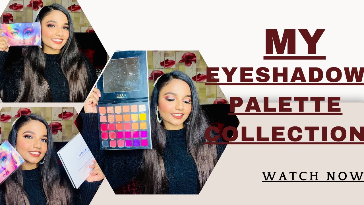 My Small Eyeshadow Palette Collection| Most pigmented palette ...