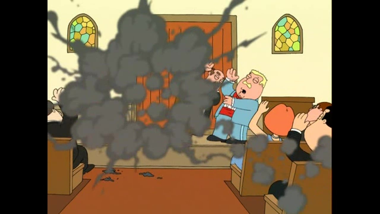 Family Guy - Stewie blows up Vanessa with his RPG - YouTube