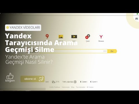Yandex Tarayıcısında Arama Geçmişi Silme *** Yandex'te Arama Geçmişi Nasıl Silinir?