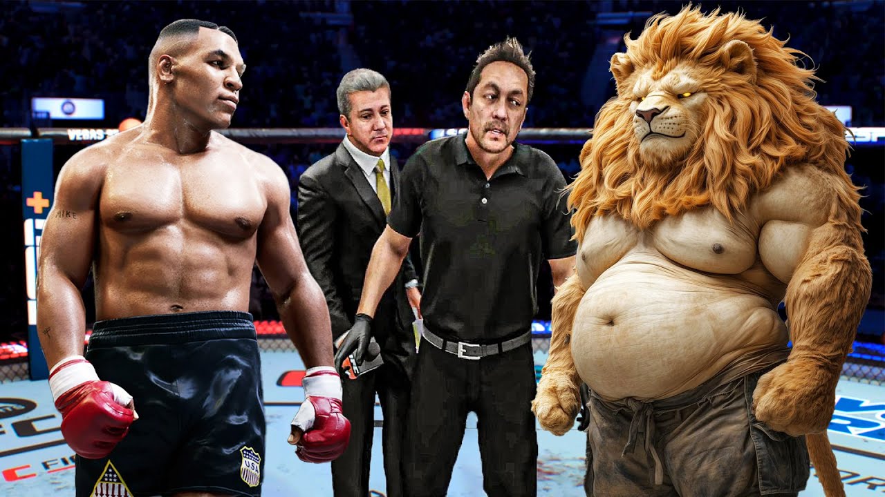 Mike Tyson vs. Combat Lion [EA Sports UFC 4] - YouTube