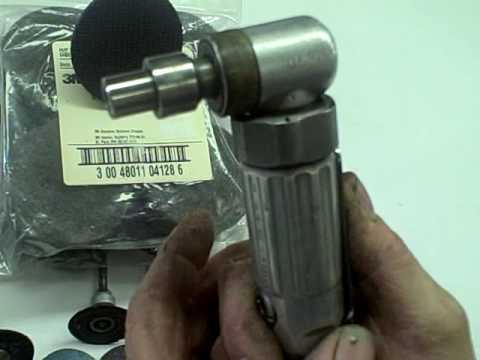 Dotco 90 Degree Angle Air Die Grinder 20000RPM - YouTube