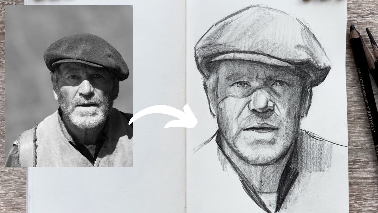 How to Draw portrait using the Loomis method - YouTube