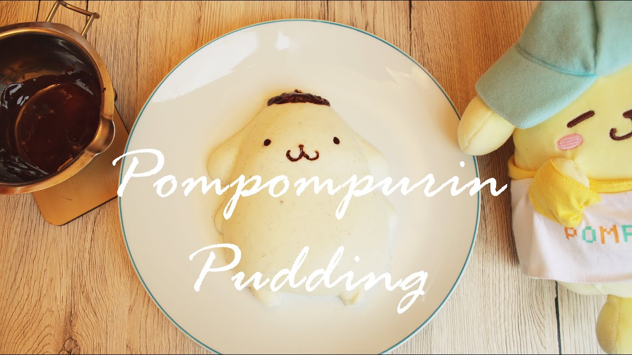 Homemade Pompompurin Vanilla Pudding - YouTube