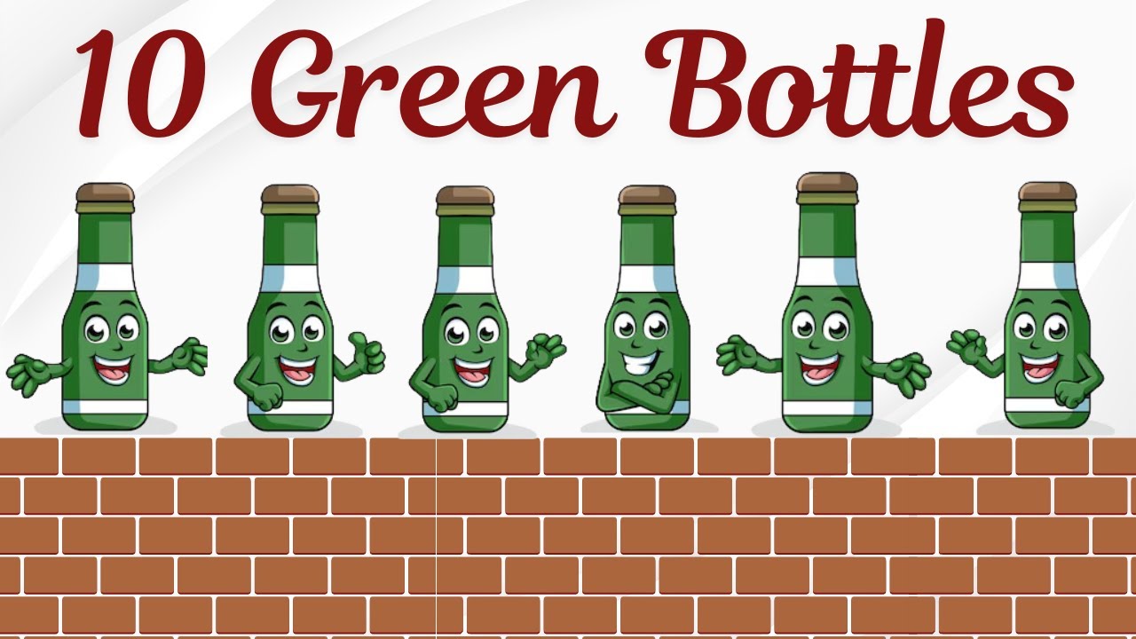 Ten Green Bottles | Nursery Rhymes & Songs for Kids - YouTube