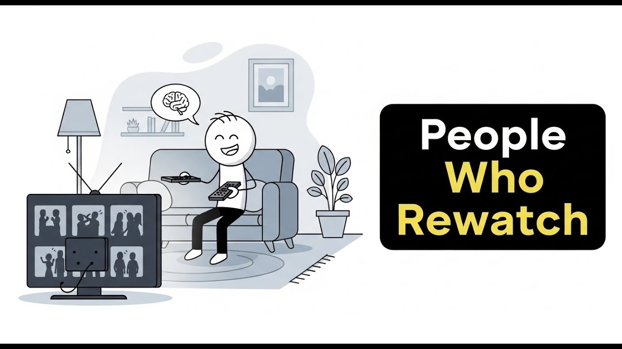 Psychology of People Who Rewatch TV Shows And Movies - YouTube