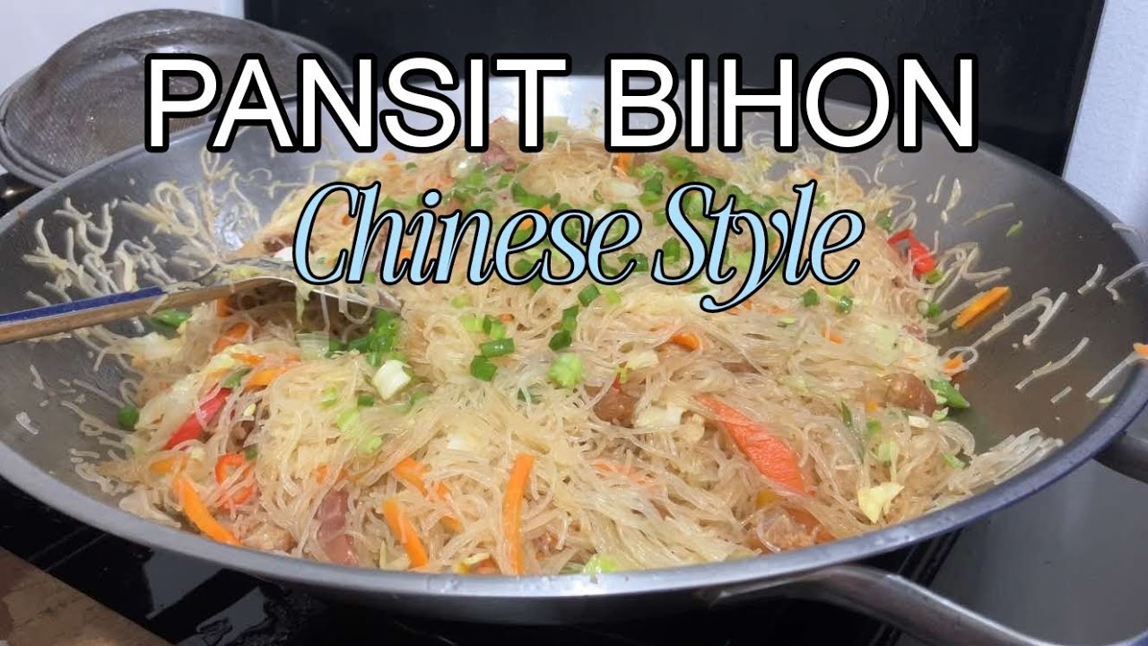 Pansit Bihon Chinese Style so delicious #pansitbihon - YouTube