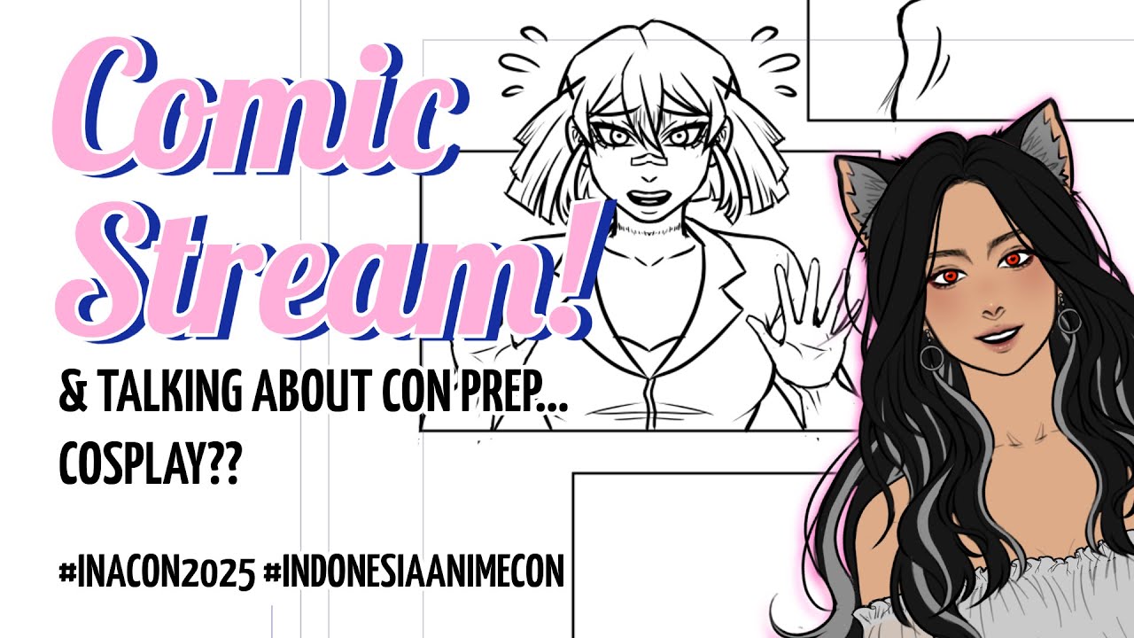 Drawing Comics & Talking About Con Prep (INACON 17-18 May 2025) - YouTube