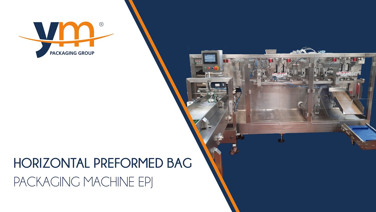 Horizontal preformed bag packaging machine EPJ - YouTube