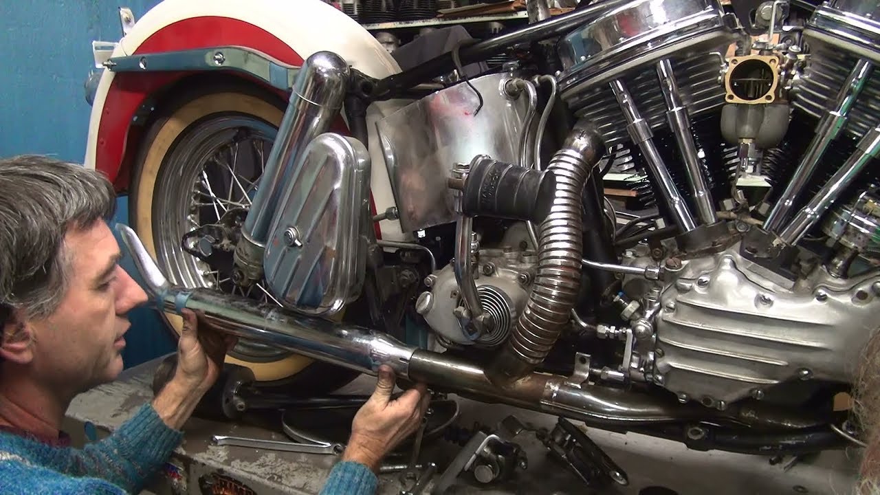 1958 panhead 74ci #151 fl bike rebuild topend repair harley by tatro ...