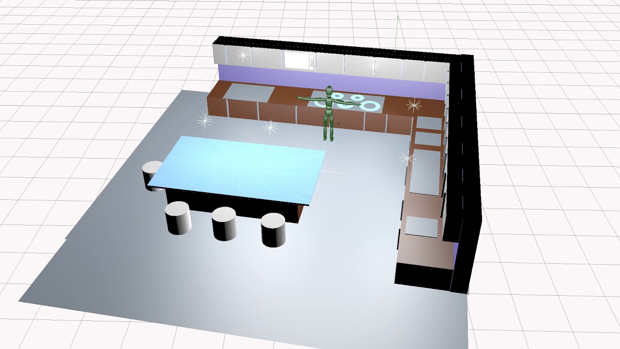 Cinema 4D kitchen - YouTube