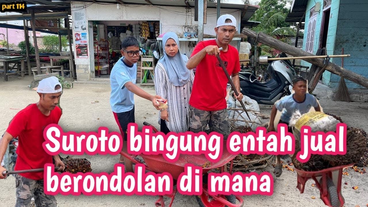 Part 114”Suroto bingung entah jual berondolan di mana - YouTube