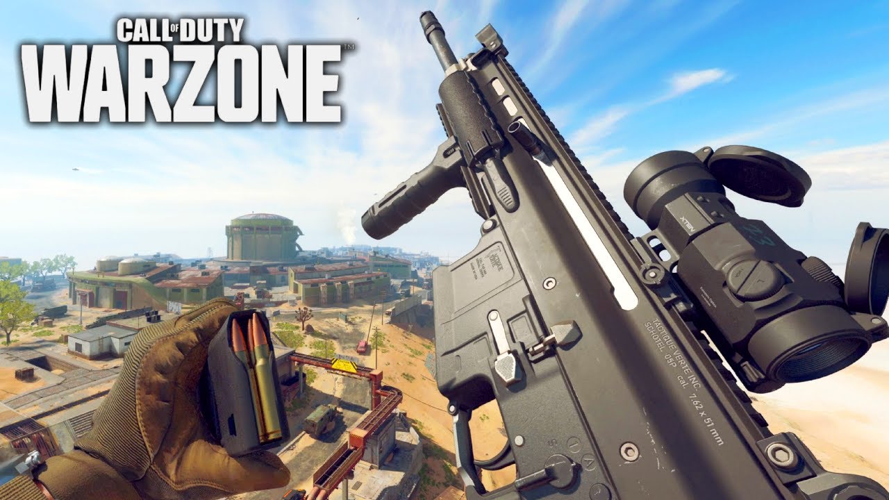 MWII SCAR-H & P90 Loadout in Warzone Season 1 Area 99 Win Gameplay ...